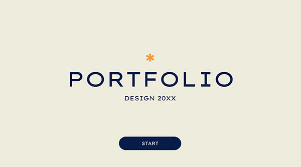 Portfolio design | Modèles Genially